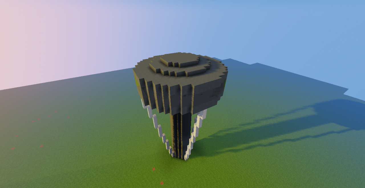Modern Control Tower - Not Furnished - With Radar Minecraft Map