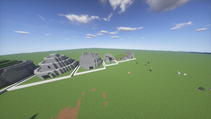 Neolithic house set (12 houses) Minecraft Map