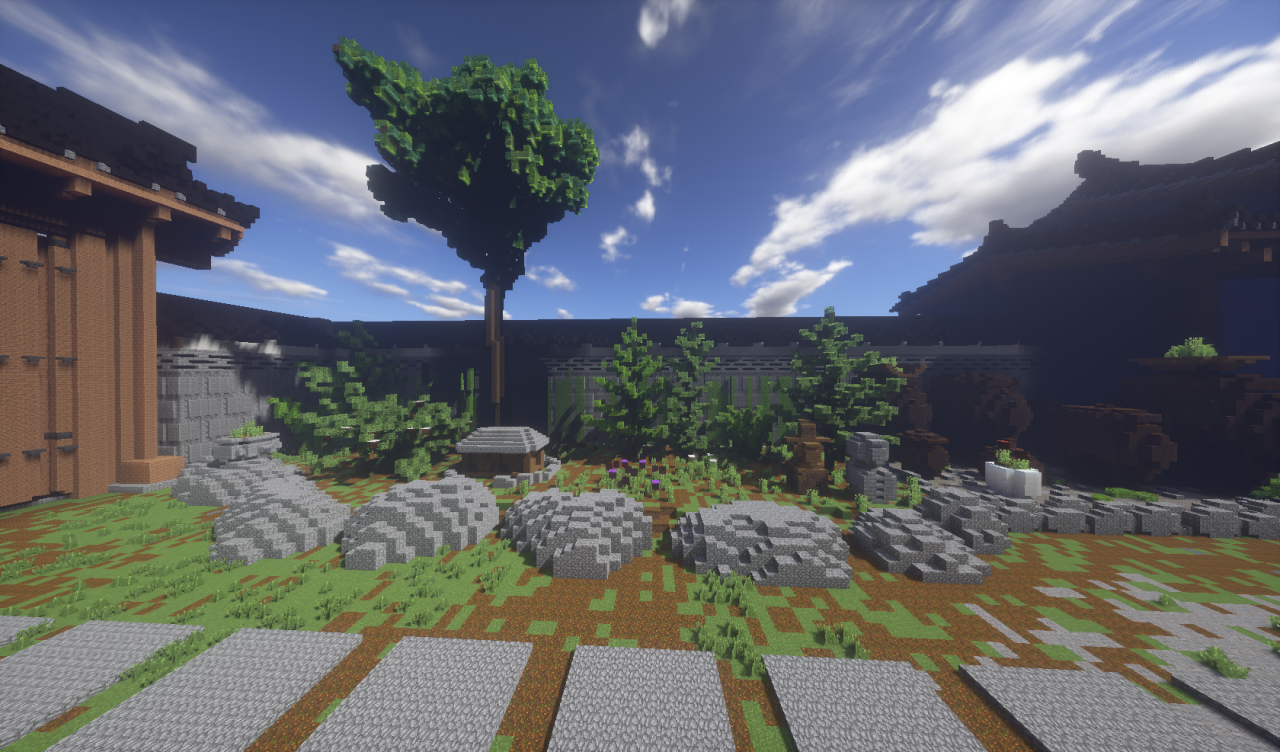 Hanok (Korean-style house) Minecraft Map