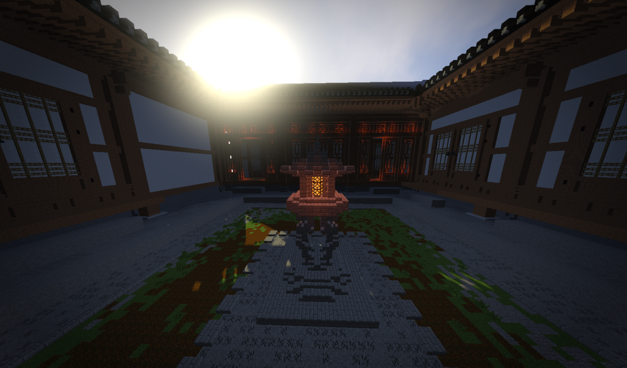 Hanok (Korean-style house) Minecraft Map
