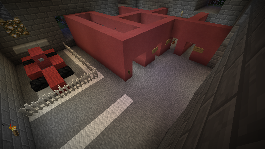 Mansion & underground filming studio Minecraft Map