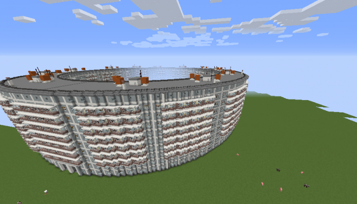 Round house or "Moscow bagel" Minecraft Map