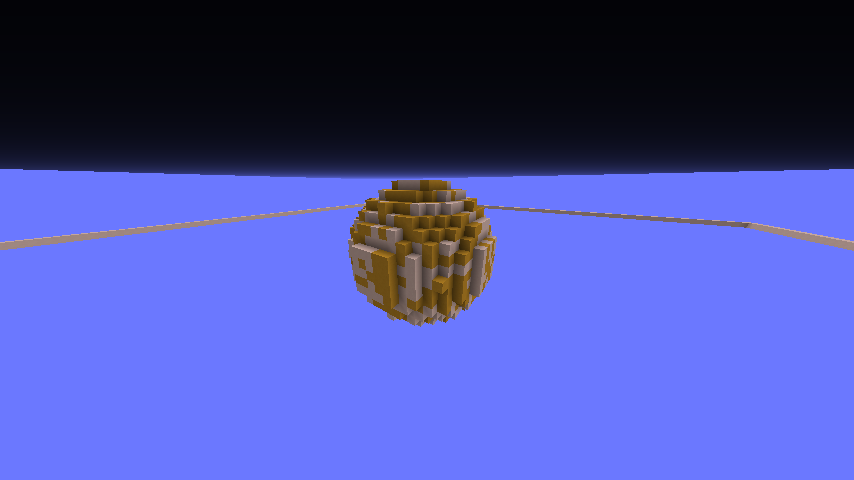 Scale model of the solar system Minecraft Map