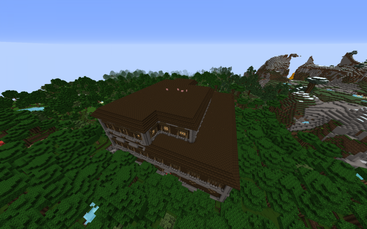 woodland mansion Minecraft Map