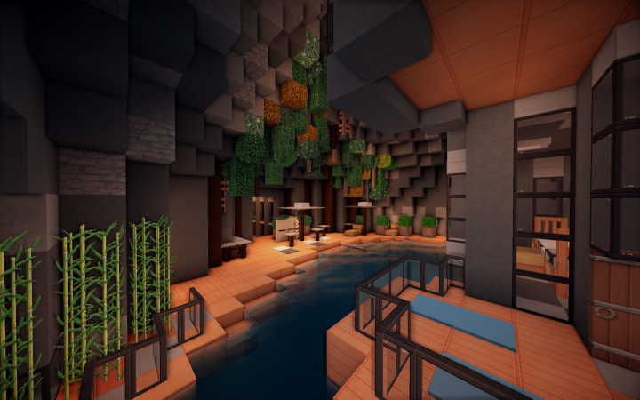Luxurious Cave House Minecraft Map