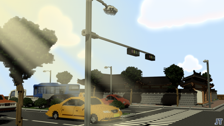 Hanok (Korean-style house) Minecraft Map