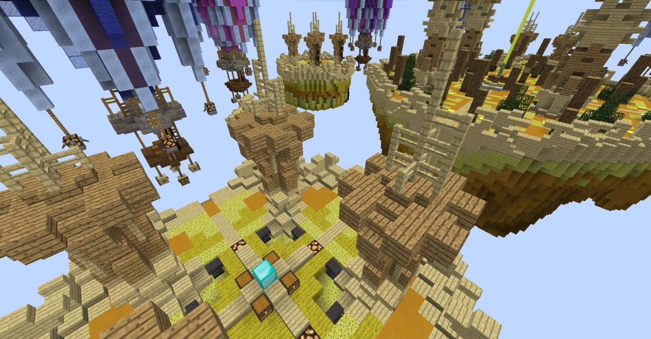 Minecraft SkyWars Map "Balloons" DOWNLOAD Minecraft Map