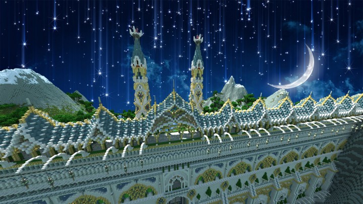 TheReawakens - The Elven Gate of Esyfehil Forest ~ Timelapse Minecraft ...