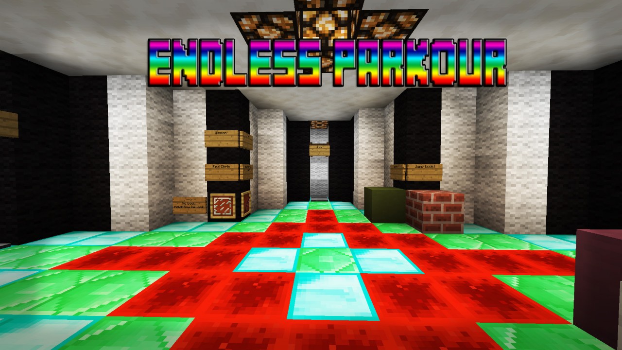 Endless Parkour Minecraft Map