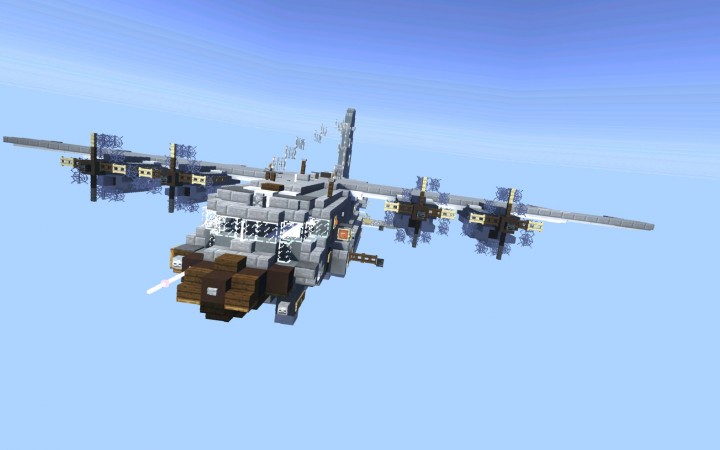 AC-130U Spooky II Gunship Minecraft Map