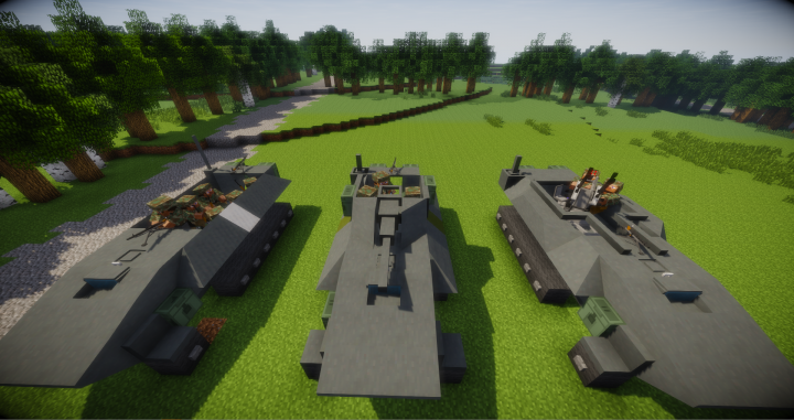 Sd.kfz.253 half-track Minecraft Map