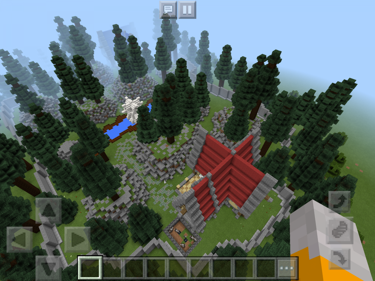 PVP Red Vs Blue battle Map Minecraft Map