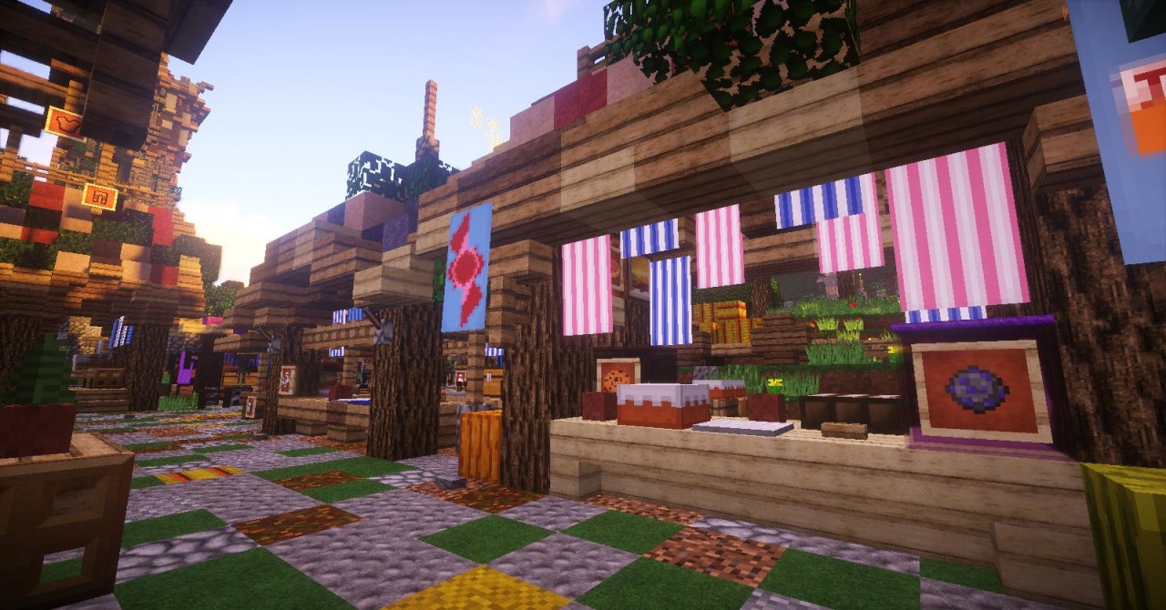 City fair in Riverton Minecraft Map