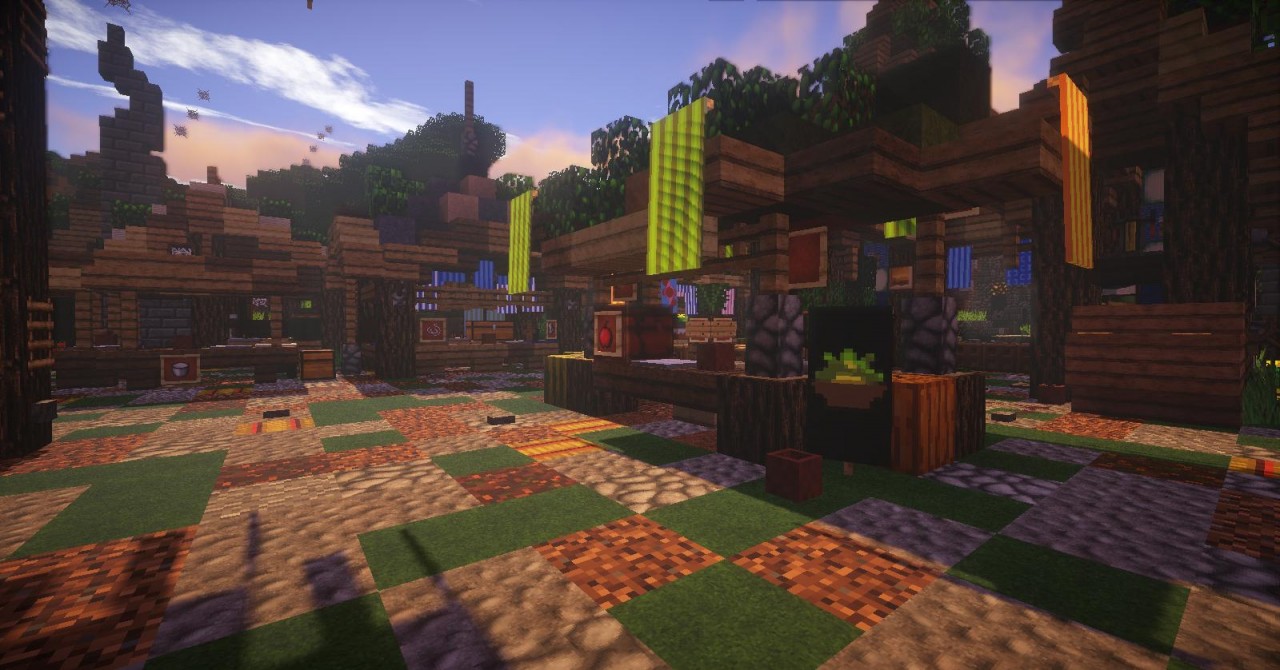 City fair in Riverton Minecraft Map