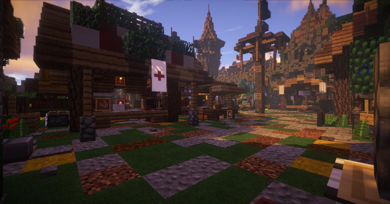 City fair in Riverton Minecraft Map