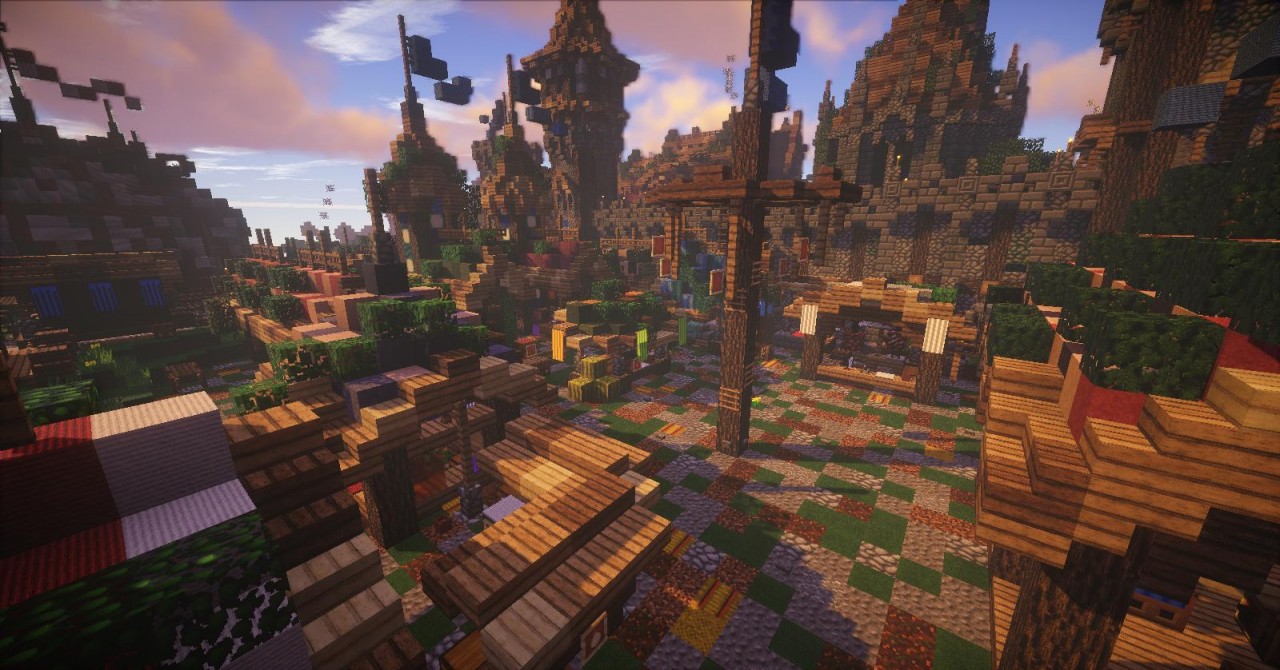 City fair in Riverton Minecraft Map