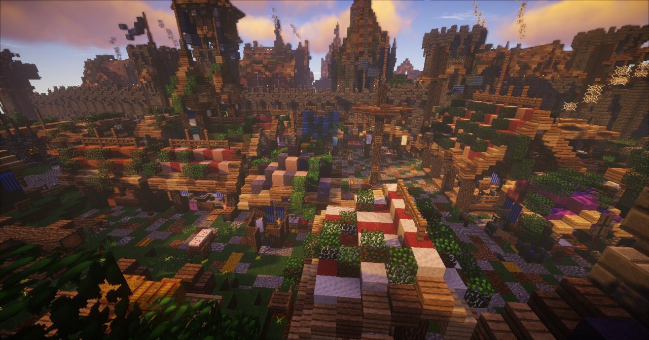 City fair in Riverton Minecraft Map