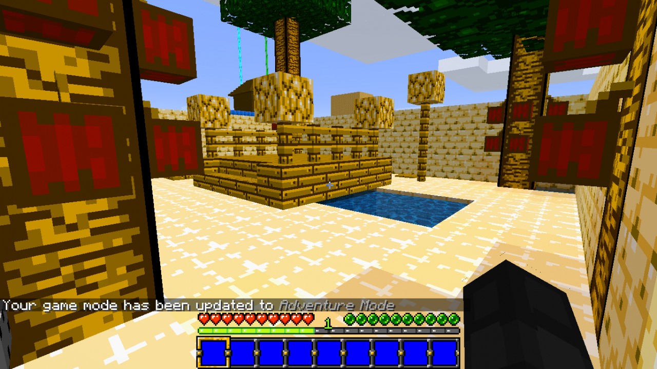 Find the button Minecraft Map