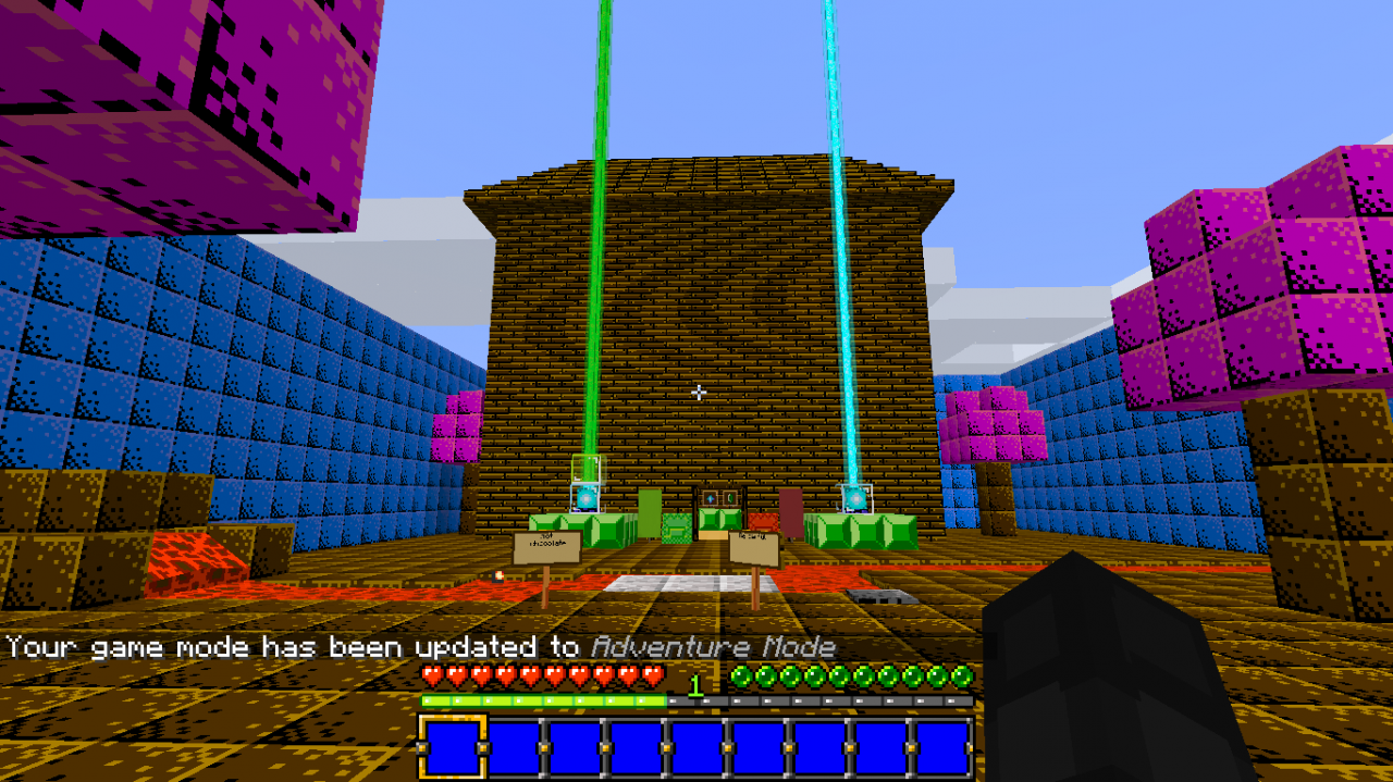 Find the button Minecraft Map