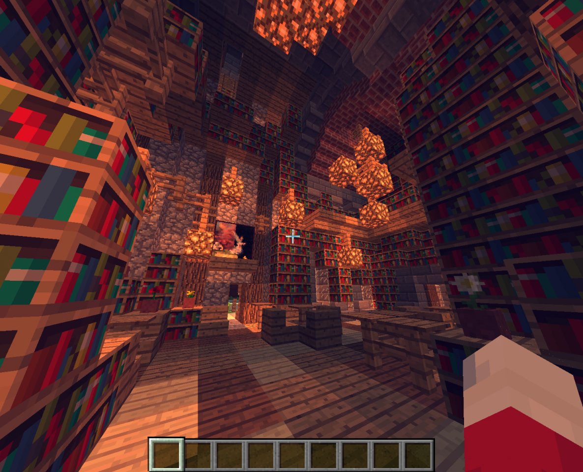 | PLOT BUILD | Medieval Library Minecraft Map