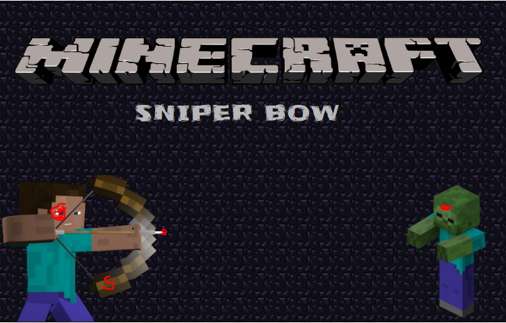 Sniper Bow and No Gravity Arrows- V1 Minecraft Project