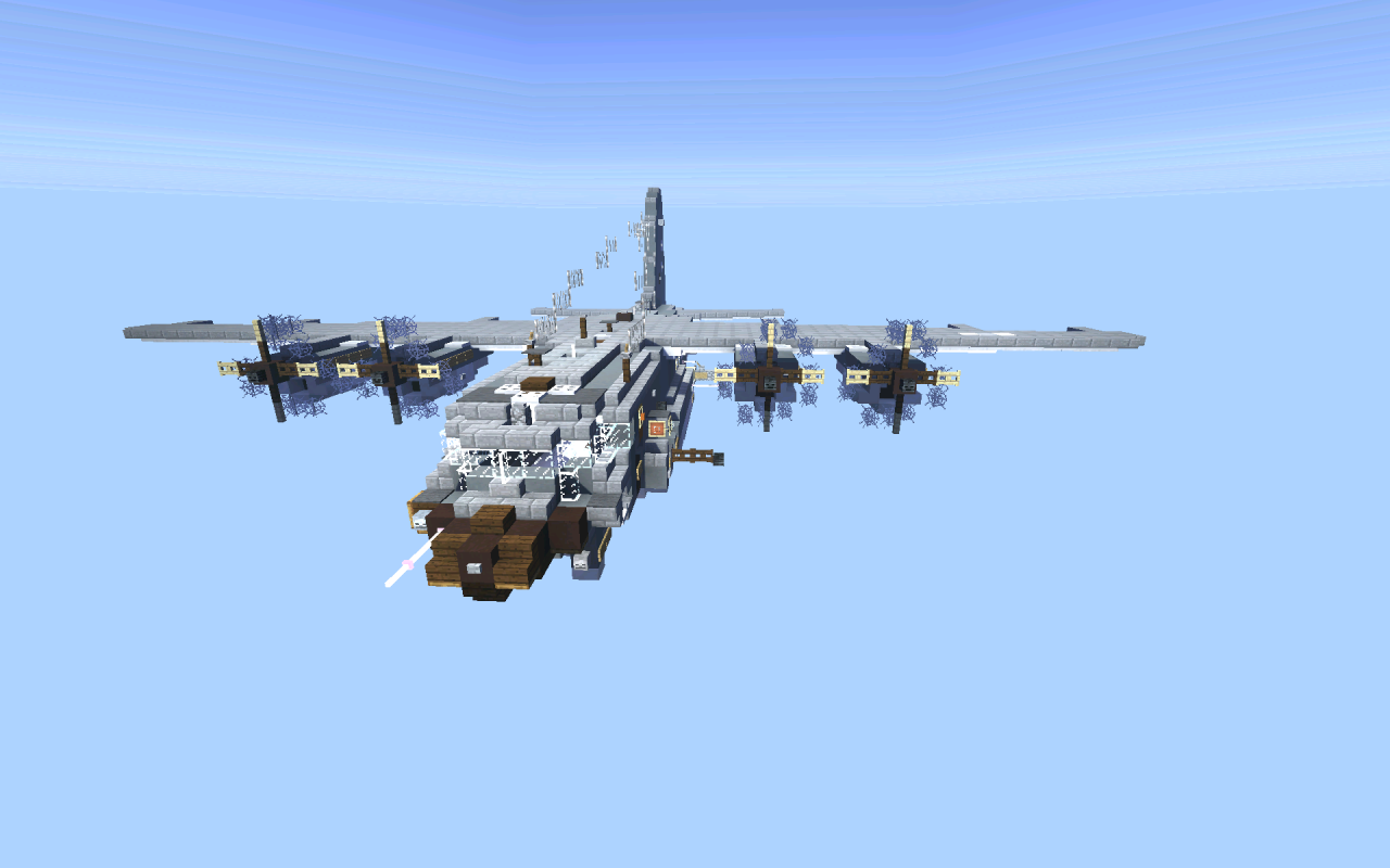 AC-130U Spooky II Gunship Minecraft Map