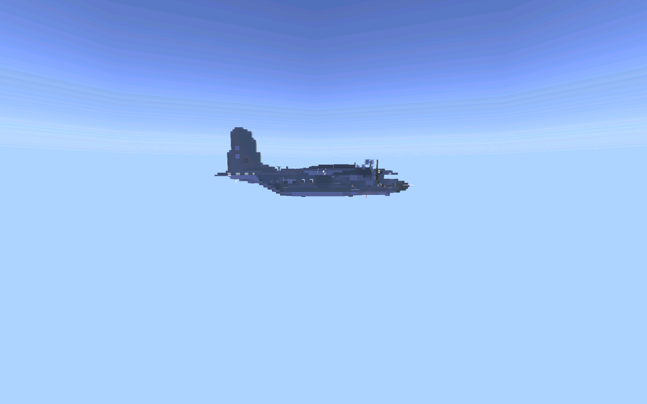 AC-130U Spooky II Gunship Minecraft Map