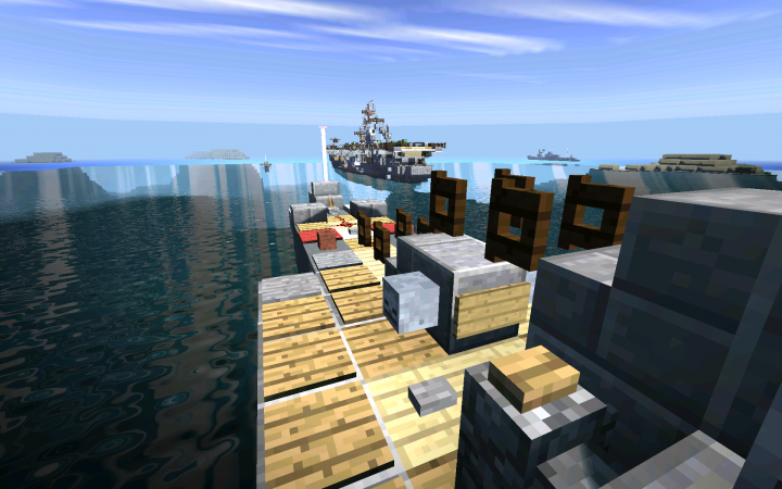 Mini (1:5) Graf Zeppelin-Class Aircraft Carrier Minecraft Map