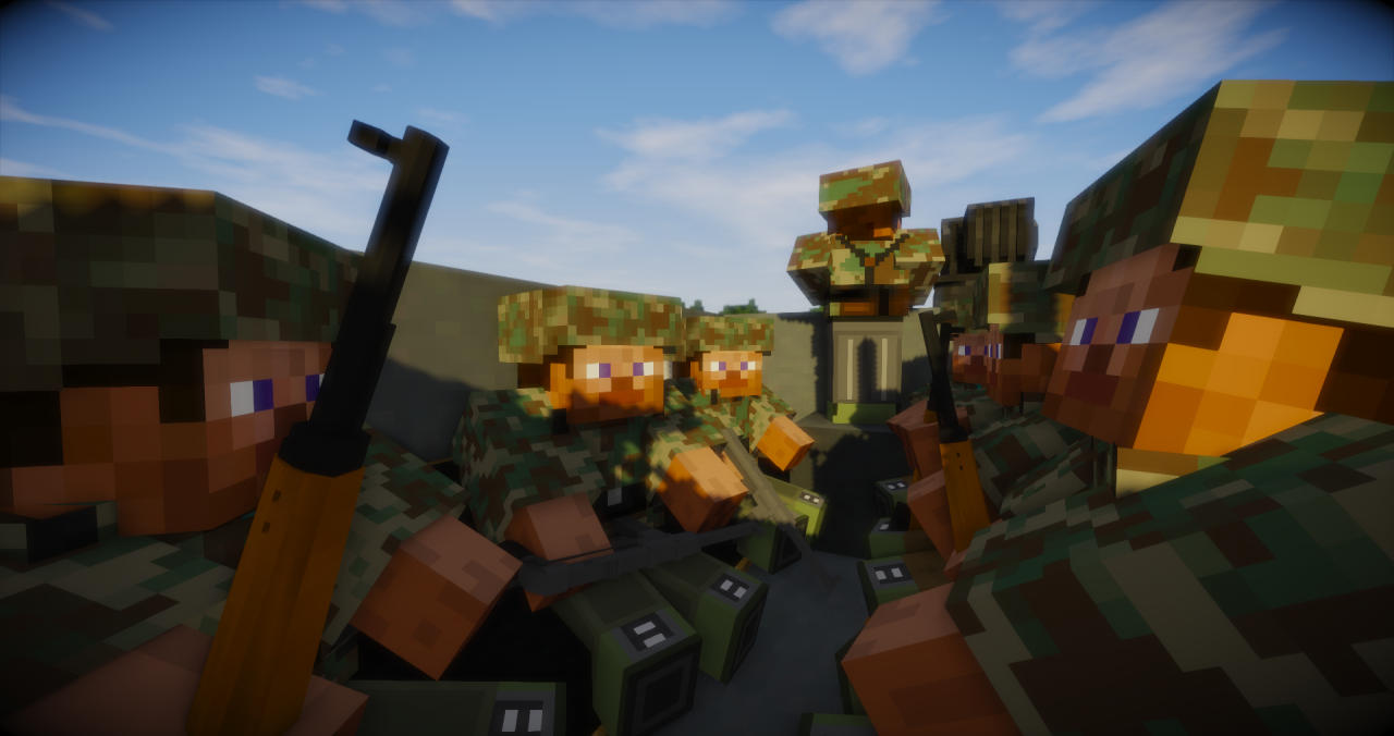 Sd.kfz.253 half-track Minecraft Map