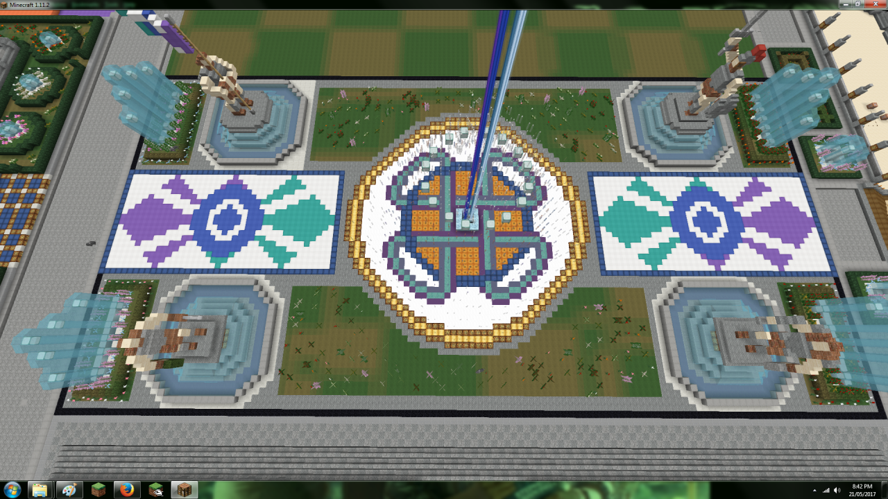 Town spawn Minecraft Map