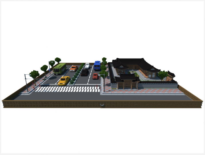 Hanok (Korean-style house) Minecraft Map