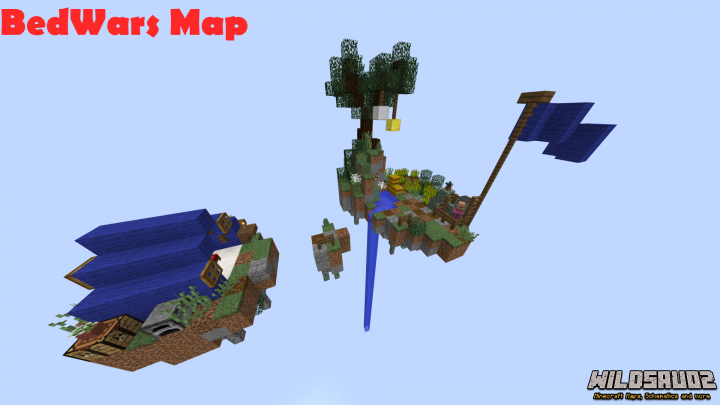 BedWars Clearing MAP+SCHEMATIC Minecraft Map