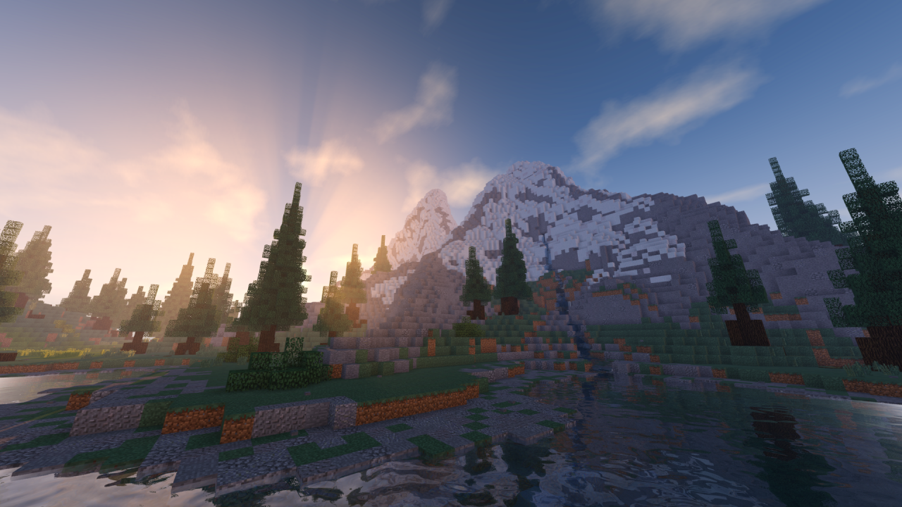 A Random Mountain Minecraft Map