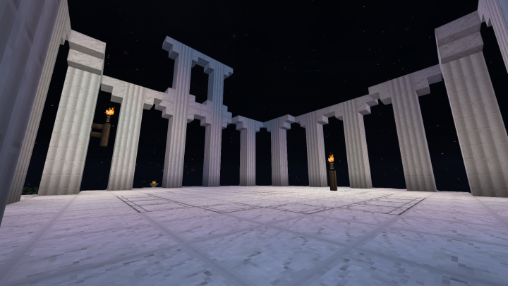 Round temple Minecraft Map