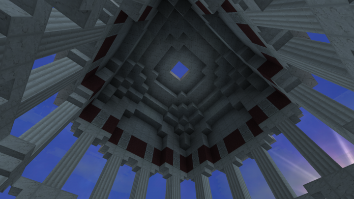 Round temple Minecraft Map
