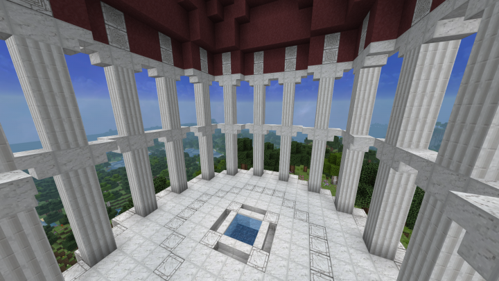 Round temple Minecraft Map