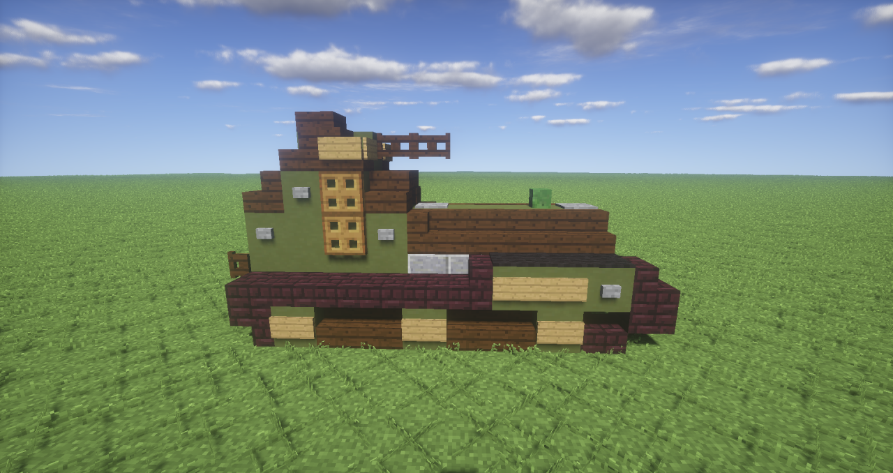 WW1/WW2 STRV FM/21-29 | Light Tank (Tutorial Minecraft Map