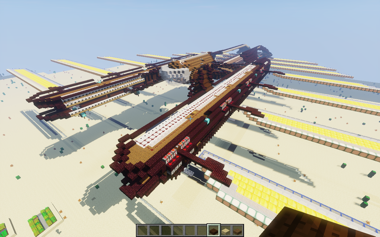 SOL Airship / Lightship (Valkyrian Warfare Mod 1.10.2) Minecraft Map