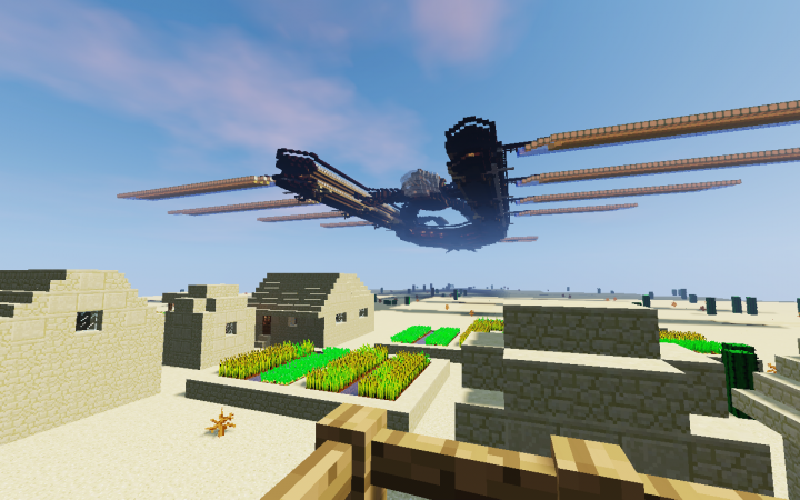 SOL Airship / Lightship (Valkyrian Warfare Mod 1.10.2) Minecraft Map