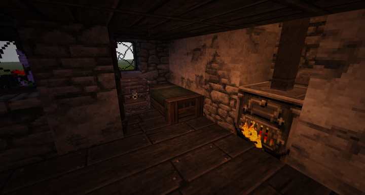 Medieval House - Enchanters Dwelling Minecraft Map