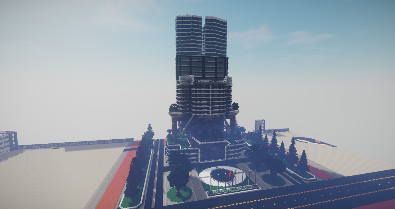 TX skyscraper Minecraft Map