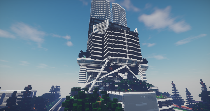 TX skyscraper Minecraft Map