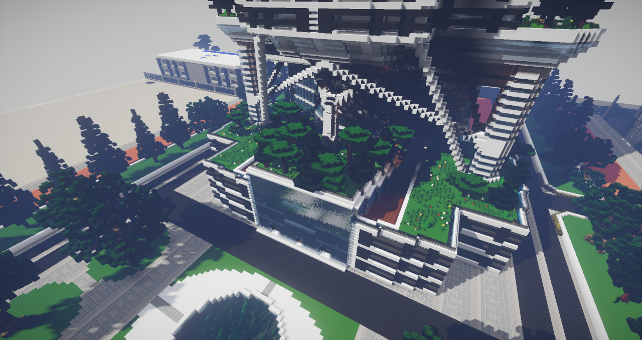 TX skyscraper Minecraft Map