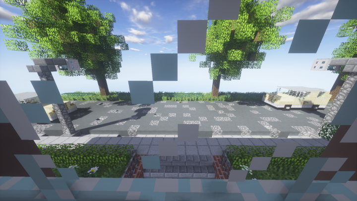 Old East German Apartment Building Minecraft Map