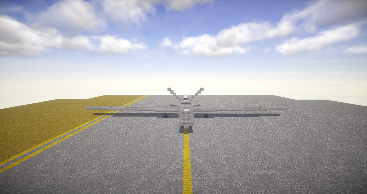 Northrop Grumman RQ-4 Global Hawk UAV Minecraft Map