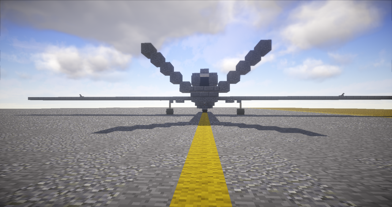 Northrop Grumman RQ-4 Global Hawk UAV Minecraft Map