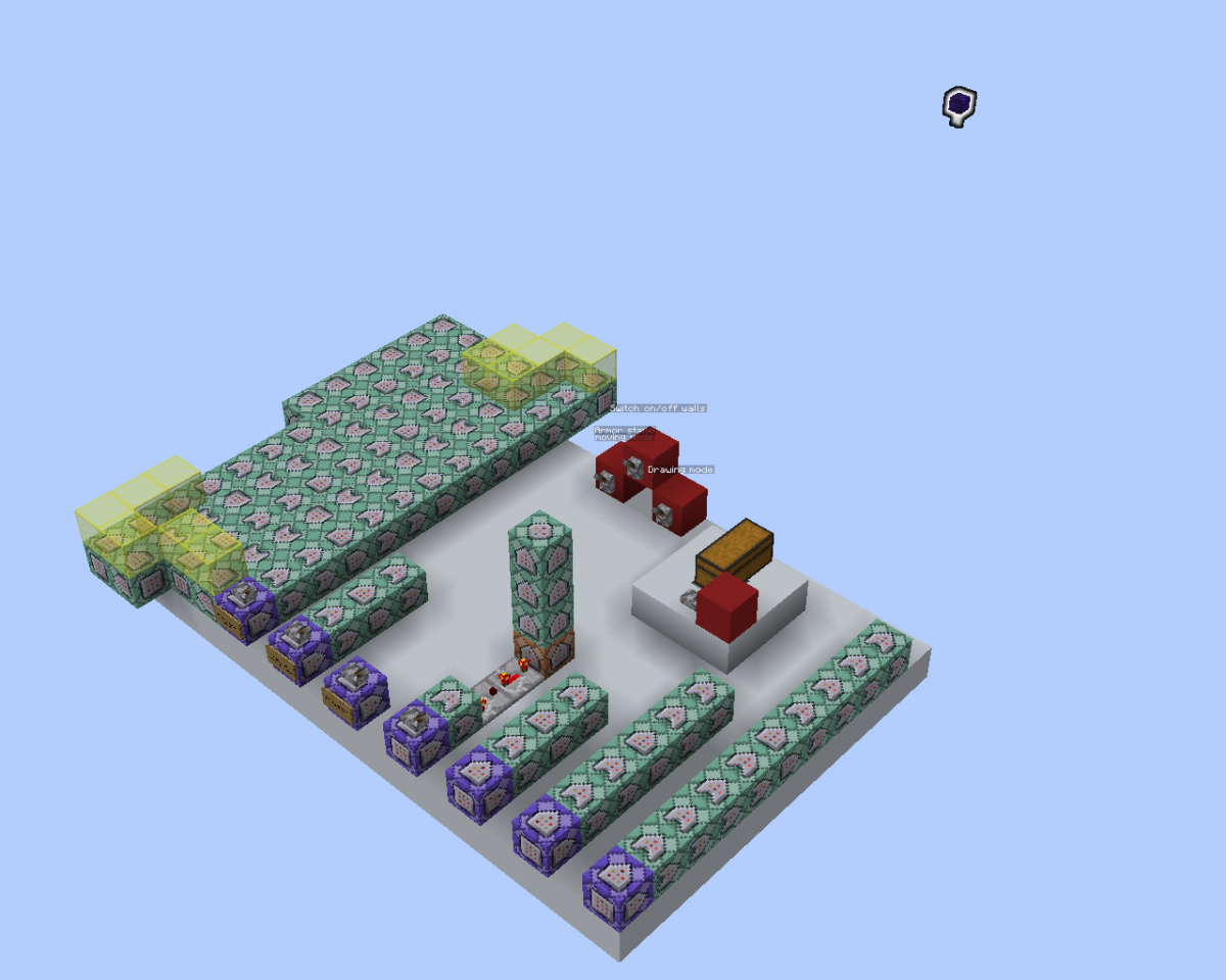 Pixel art builder Minecraft Map