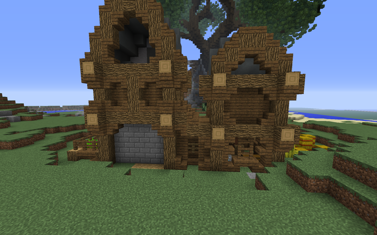 Small Build - Shop and House Minecraft Map