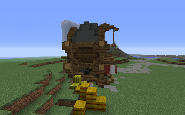 Small Build - Shop and House Minecraft Map