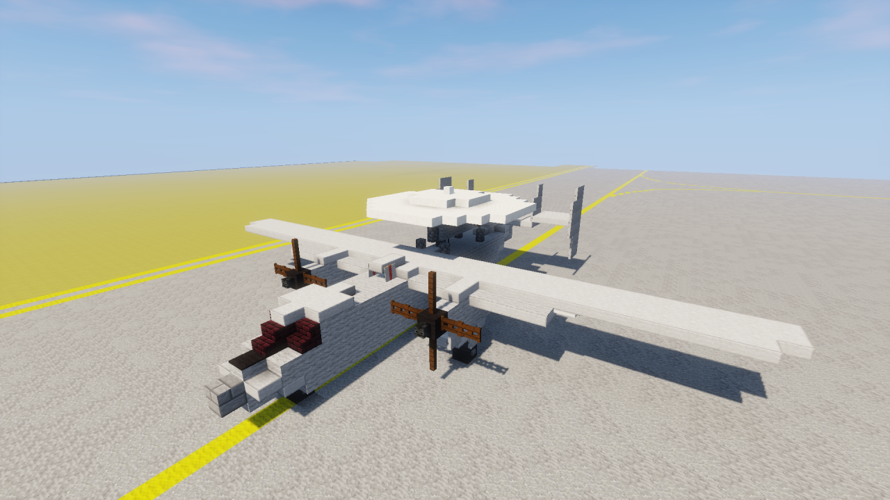 Northrop Grumman E-2C Hawkeye 1,5:1 Minecraft Map